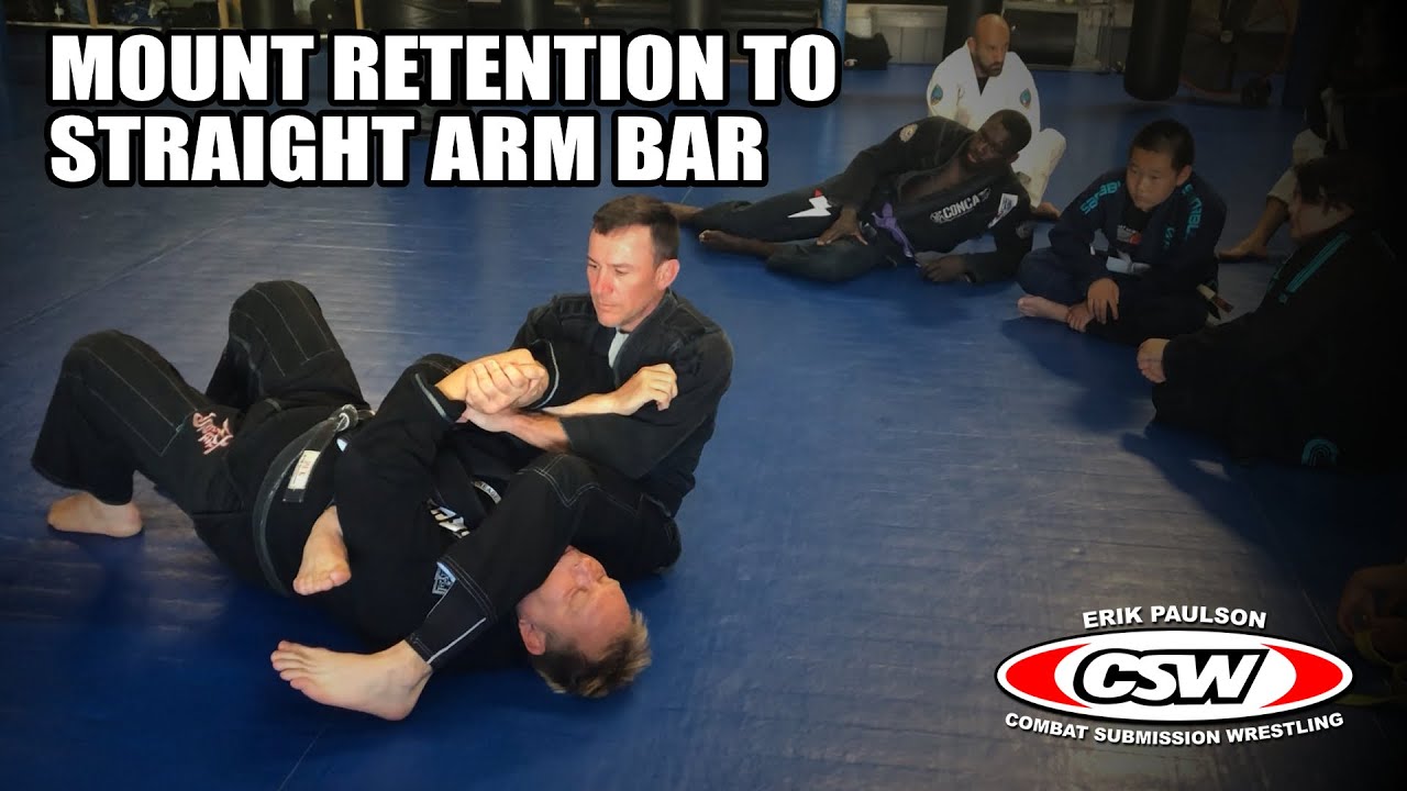 Mount Retention To Straight Arm Bar - YouTube