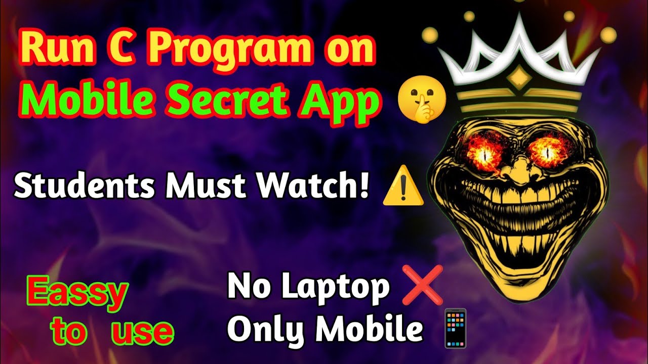 Mobile पर C Program कैसे चलाएं? | How to Run C Program on Phone#msbte # ...