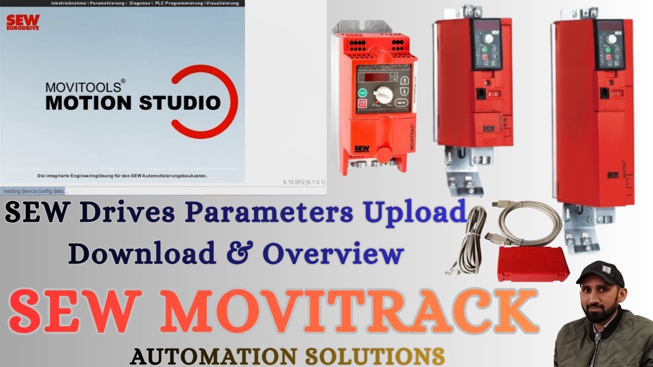 SEW: MOVITRACK Drive Parameters Upload/Download with MOVITOOL Motion ...