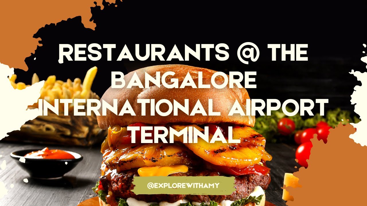 Restaurants inside the Bangalore International Airport Departure ...