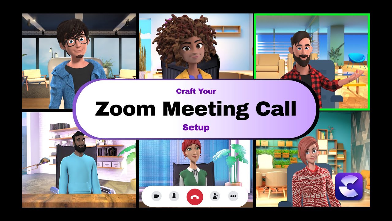 How To Create Custom Zoom Meeting Setup in CreateStudio 3 - YouTube