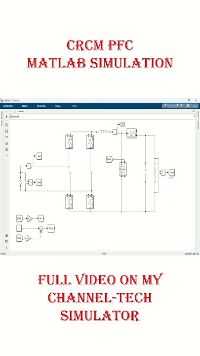Critical conduction mode PFC matlab simulation #shorts - YouTube