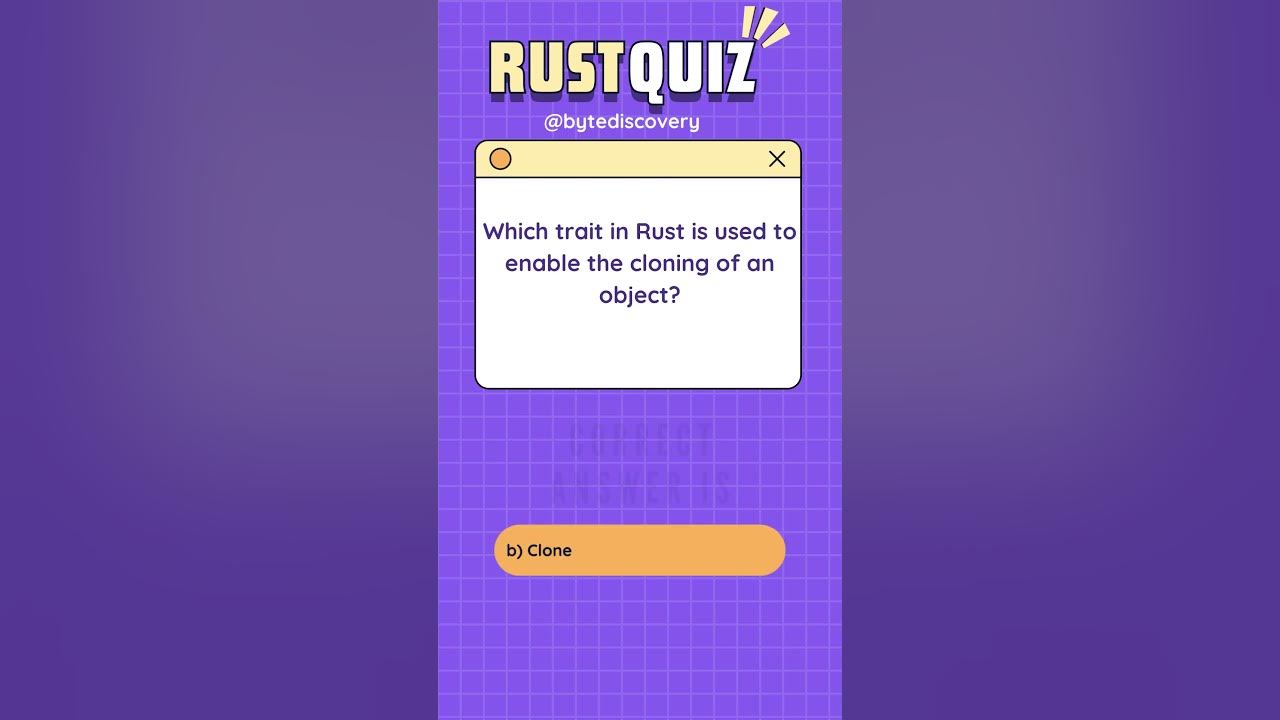 Cloning Objects in Rust: Unleashing the 'Clone' Trait - YouTube