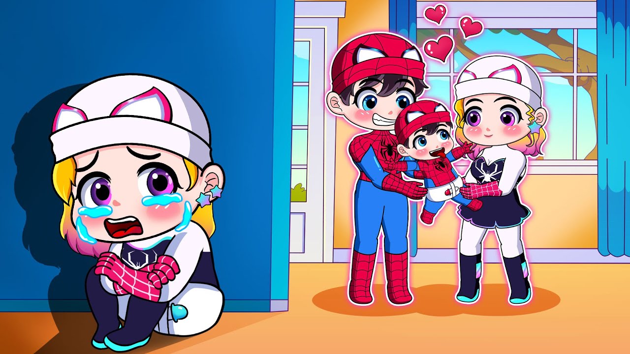 Baby Ghost Spider-Man Family Sad Story - Marvel's Spidey and his ...
