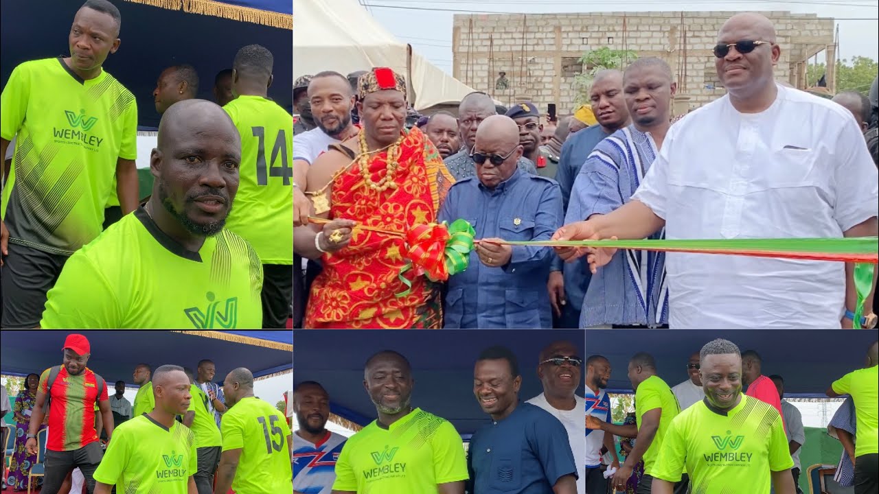 Watch how Prez Akufo Addo commissioned Long awaited Alajo AstroTurf ...