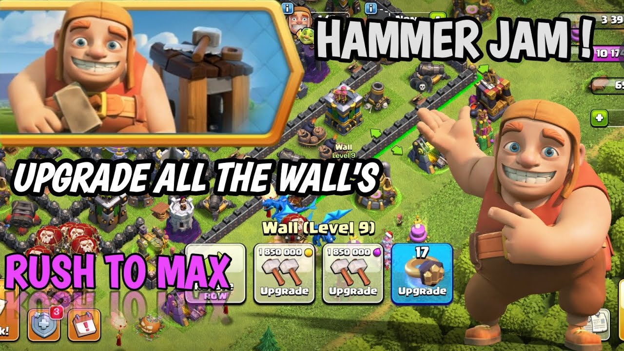 MAX YOUR RUSH ACCOUNT 🤩 || FAST UPGRADE YOUR BASE || HAMMER JAM EVENT OPPORTUNITIES || - YouTube