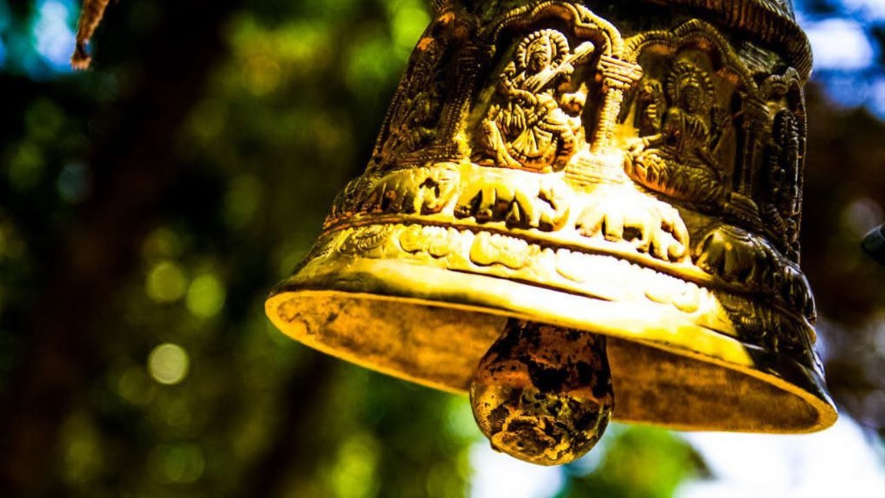 Temple Bell - Sound Meditation - Peaceful Magical | Hindu Temple sound ...