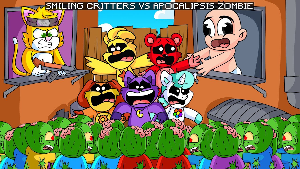 ESCAPA DEL APOCALIPSIS ZOMBIE O MUERE EN MINECRAFT 😱| SMILING CRITTERS PERO ES UN APOCALIPSIS ...