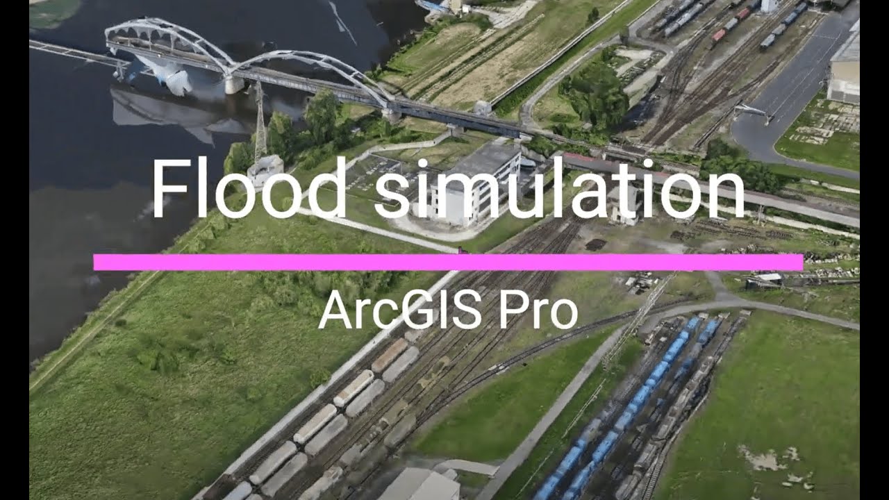 Flood Simulation - ArcGIS Pro - YouTube