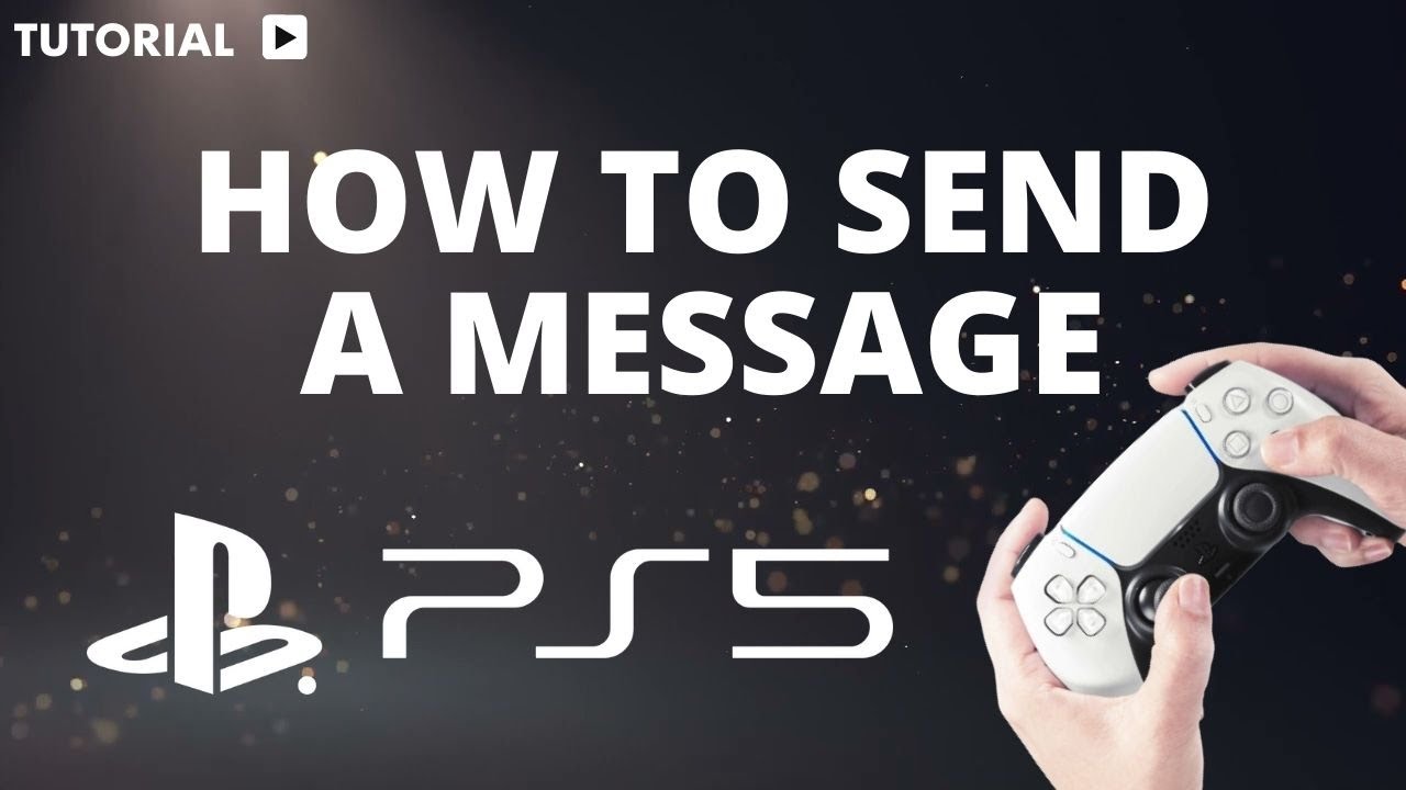 How to send messages on PS5 - YouTube