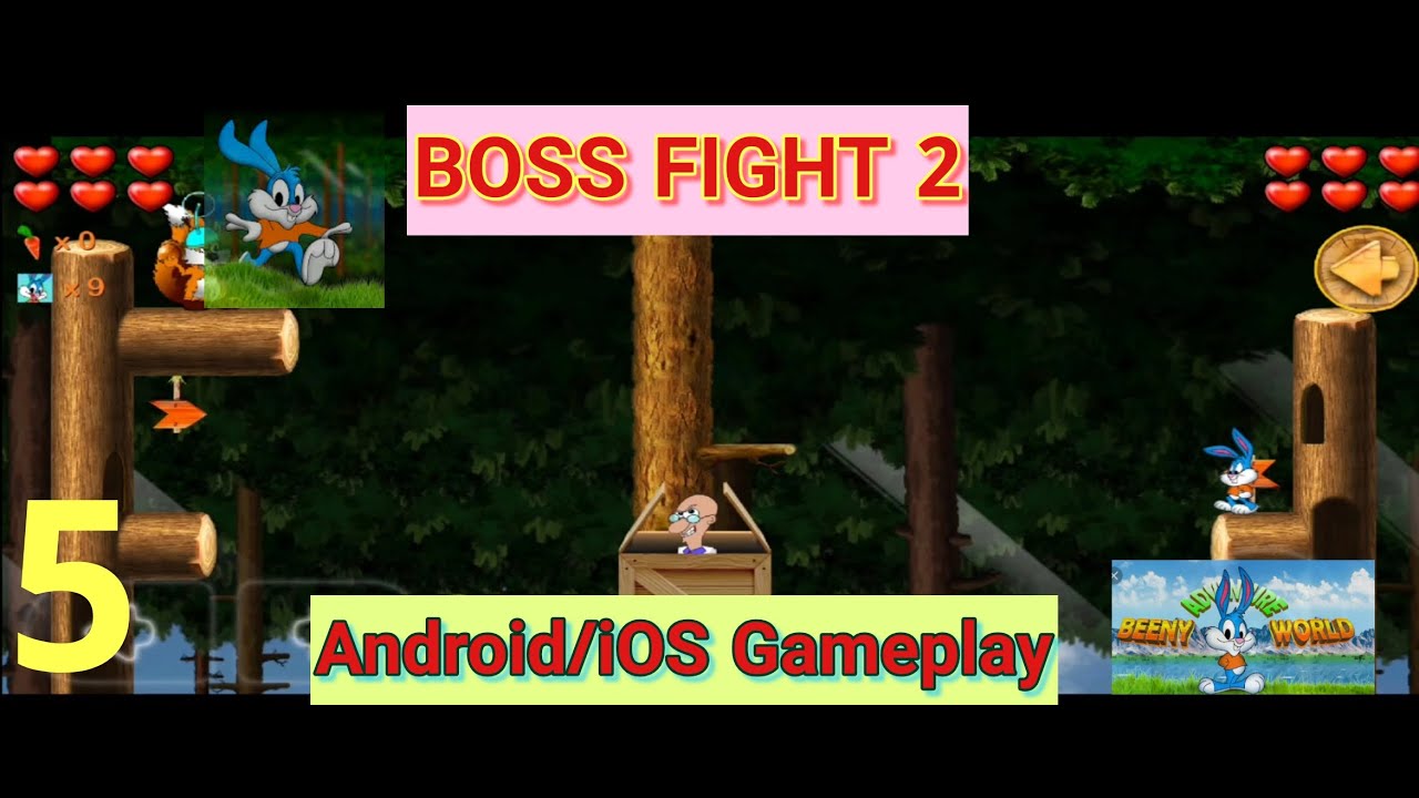Beeny Rabbit Adventure World Gameplay। (Android/IOS)। Level =12। BOSS ...