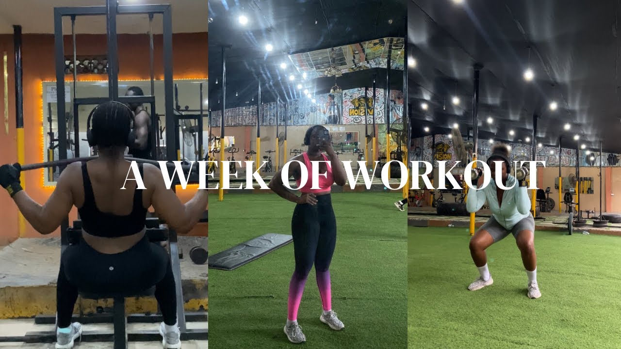 A WEEK OF WORK OUT | MY CURRENT GYM SPLITS | LOWER BODY+ UPPER BODY ...