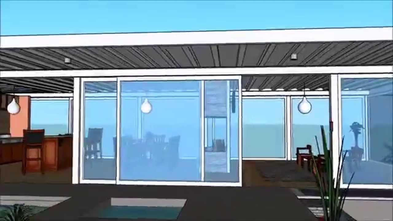 STAHL HOUSE - SKETCHUP MODEL - YouTube