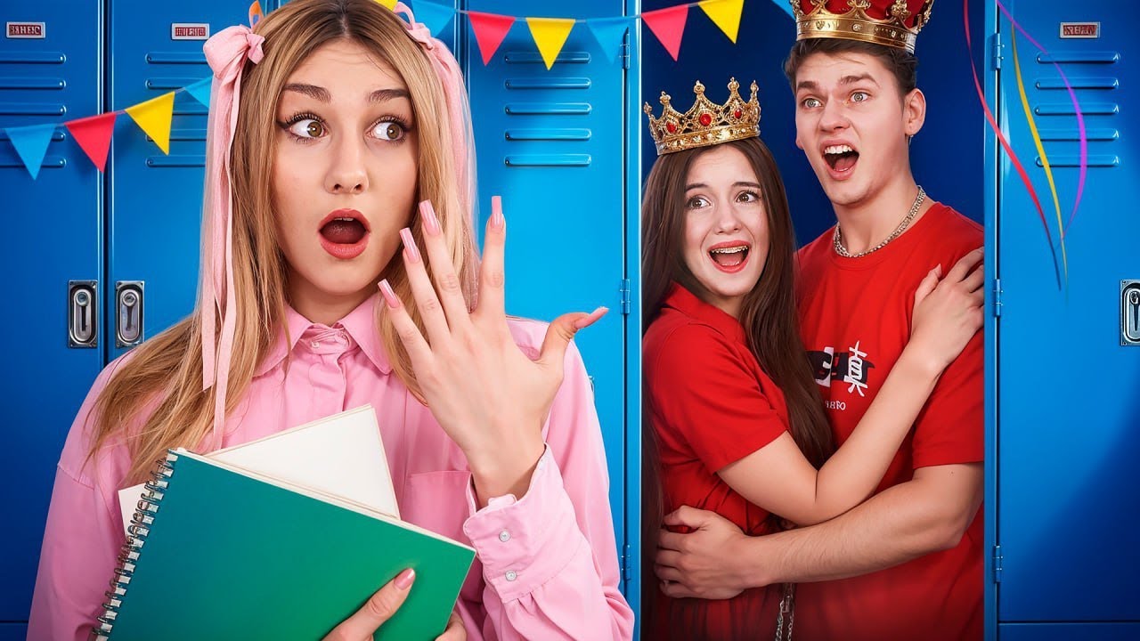 Nerd VS School Queen at Prom || Unpopular VS Popular Student - YouTube
