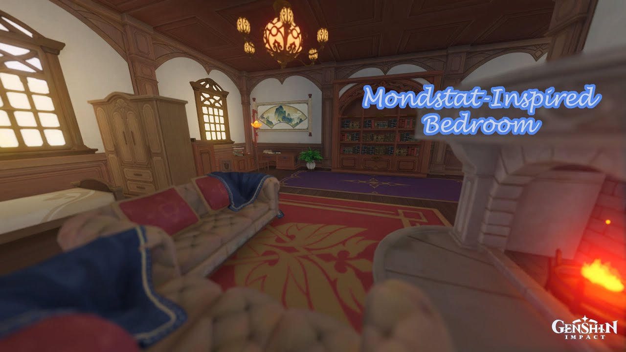Mondstadt bedroom for the Dancing Knight | Genshin Impact - YouTube