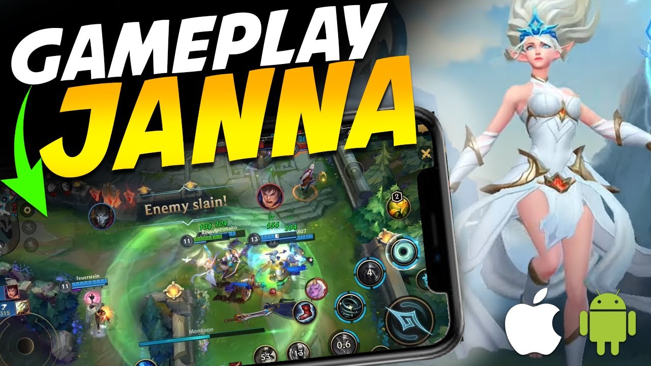 WILD RIFT GAMEPLAY EN ESPAÑOL - COMO JUGAR A JANNA EN League of Legends ...
