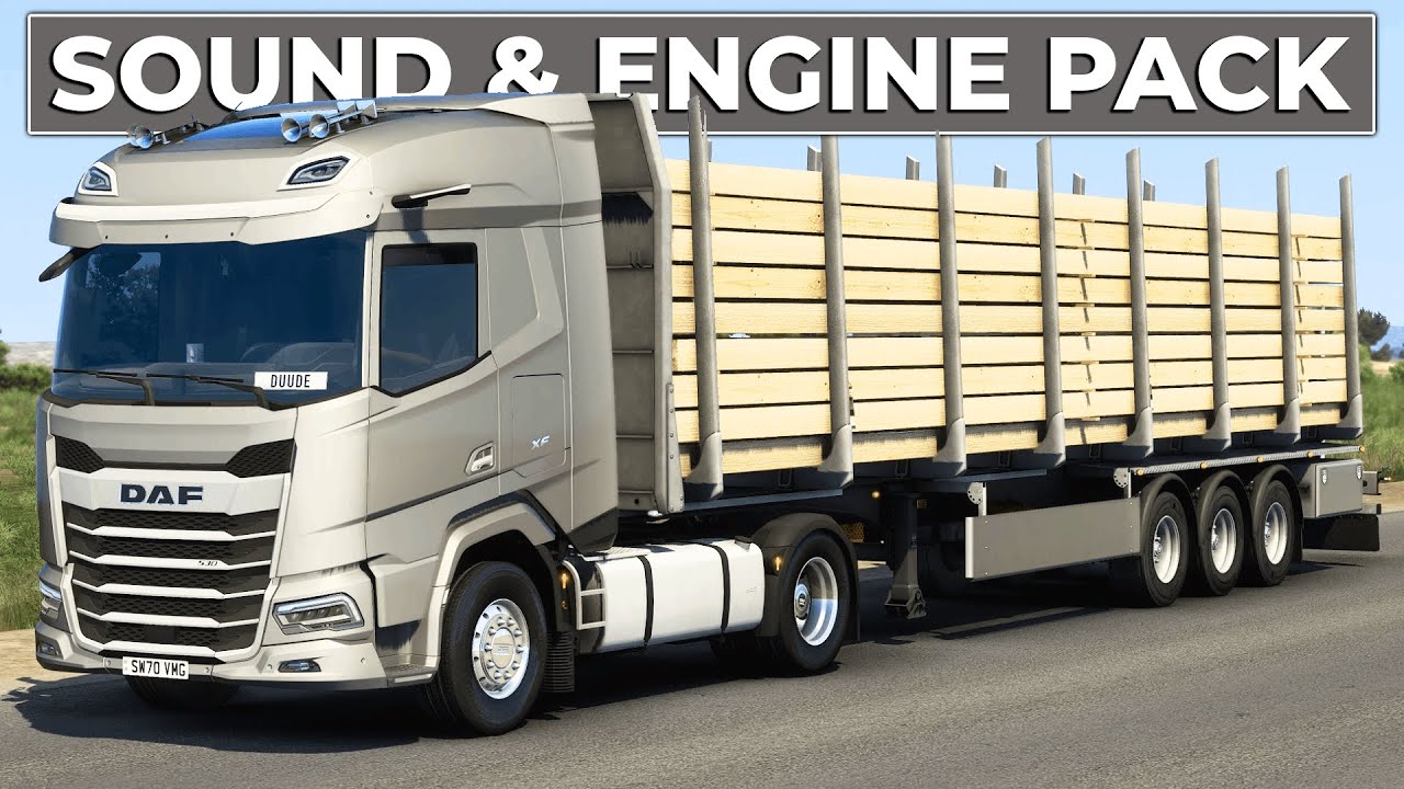 ETS2 1.46 DAF Euro 6 MX-13 Sound & Engine Pack G4 | Euro Truck ...