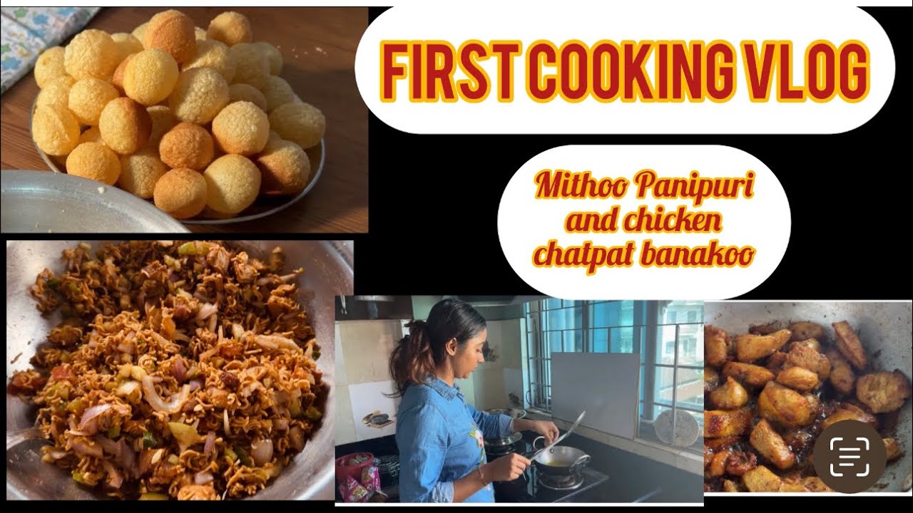 Making Panipuri and Chicken Chatpat at Home|Nepali style| Food vlog🥗 ...