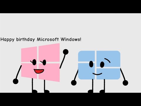 Happy birthday Microsoft Windows - YouTube