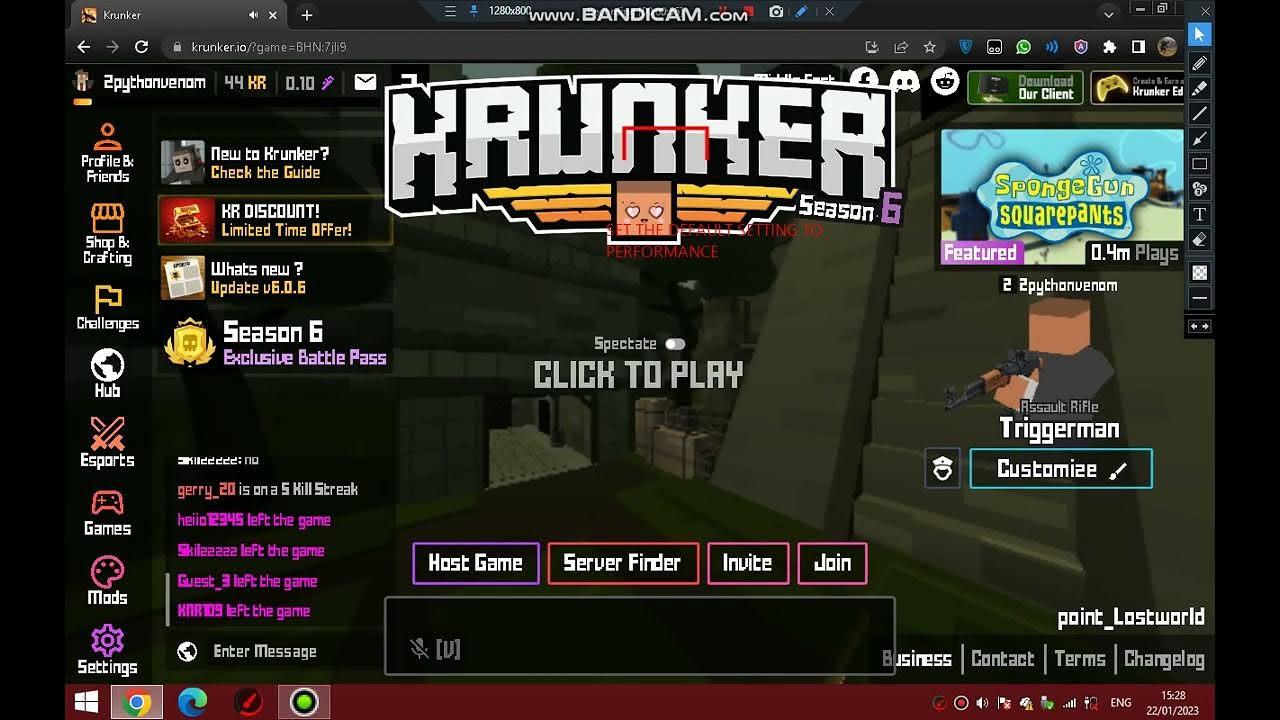 KRUNKER best setting for low end pc - YouTube