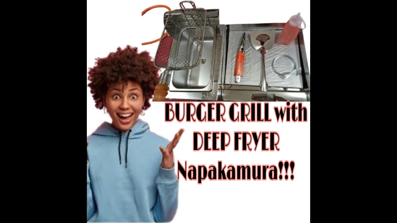 Murang Burger Grill With Deep Fryer PANG NEGOSYO Unboxing & Reviews ...