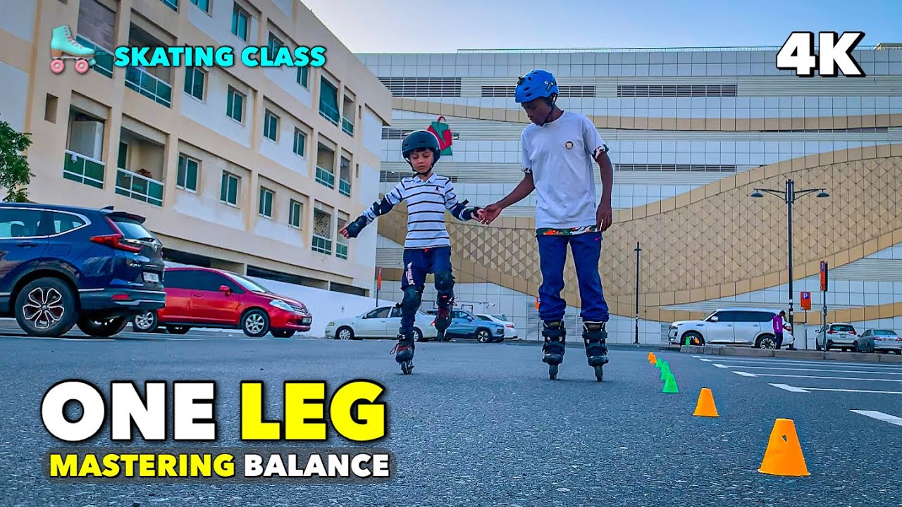 How to Inline Skates on One Leg Like a Pro - YouTube