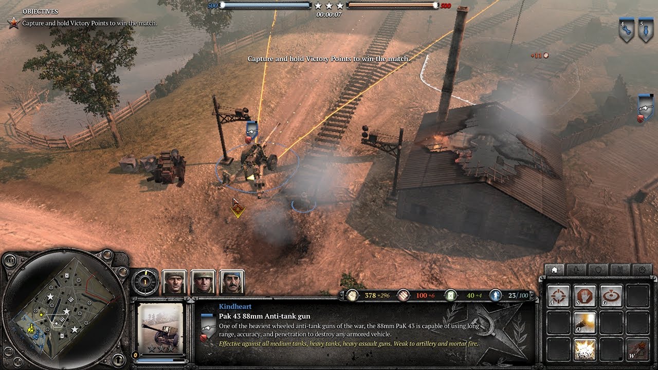 Company of Heroes 2 - Theater of War - The Southern Fronts - Panzer Crossing - Hard diff - Solo ...