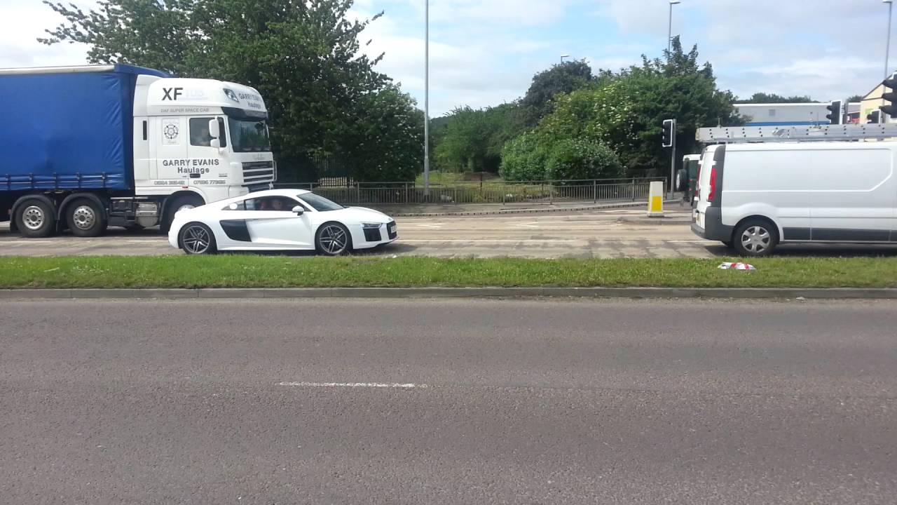 [Spotted] 2016 Audi R8 V10 Plus No Rear Wing - YouTube