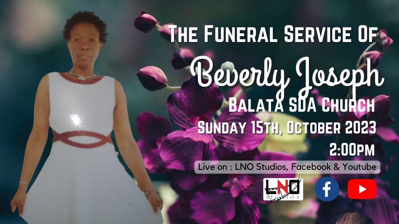 The Funeral Service of Beverly Joseph - YouTube