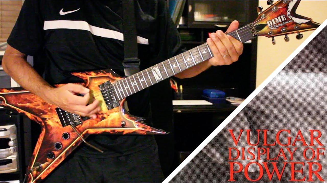 How to get the "Vulgar Display of Power" GUITAR TONE - Dimebag Darrell ...