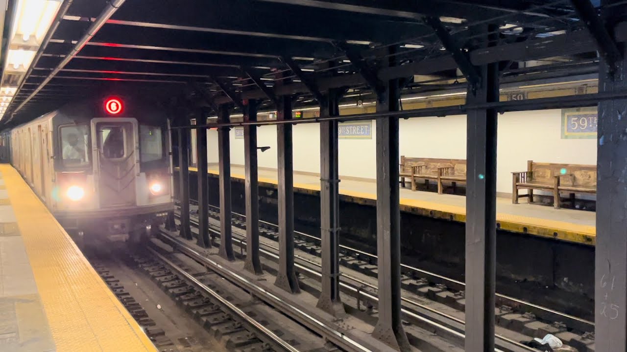 MTA Special: R142A (6) Train (Loan From (4) Line) At 59th Street (With ...