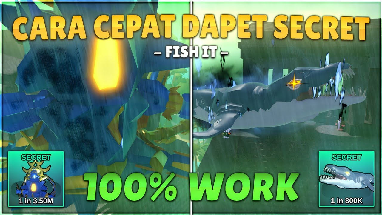 100% Work, Pake Cara Ini Untuk Dapetin Secret Di FISH IT! Sebelum ...