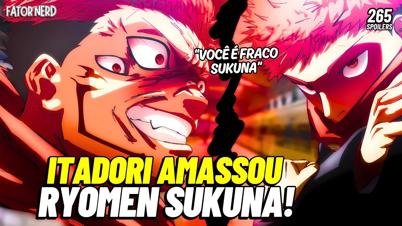 YUJI ITADORI HUMILHOU O SUKUNA! | Jujutsu Kaisen 265 spoilers - YouTube