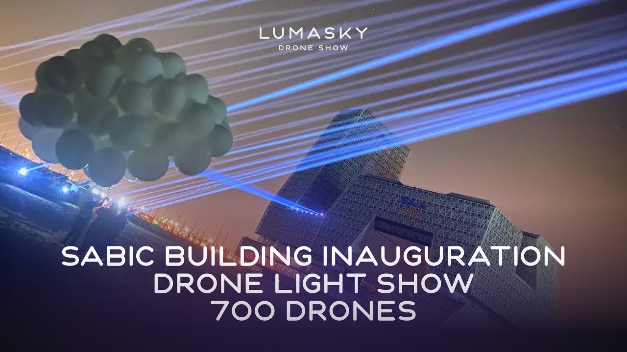 SABIC HQ Inauguration Drone Light Show | Jubail, Saudi Arabia - YouTube