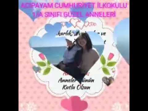 Esra Aktaş Denizli Acıpayam Cumhuriyet İlkokulu 1 A Sınıfı Anneler Günü Etkinliği