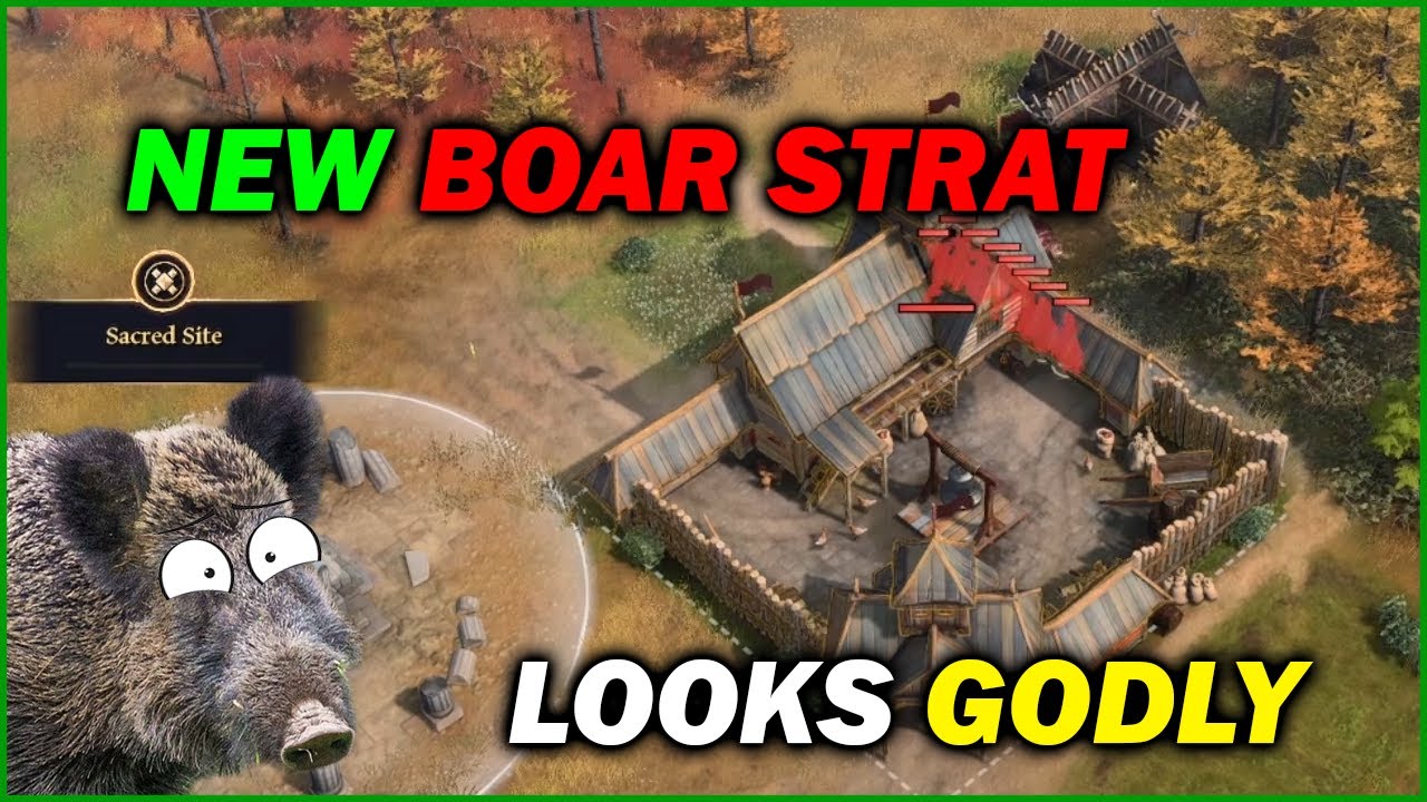 Age of Empires 4 - Bee's Rus Boar Strat Looks Incredible! - YouTube