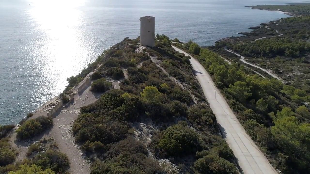 SIERRA DE IRTA DESDE UN DRON - YouTube