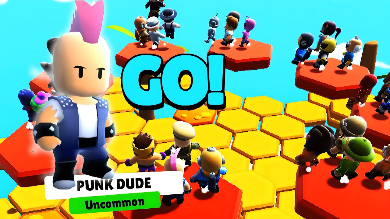 Stumble Guys | Stumble guys gameplay | Punk Dude | Battle | Game - YouTube