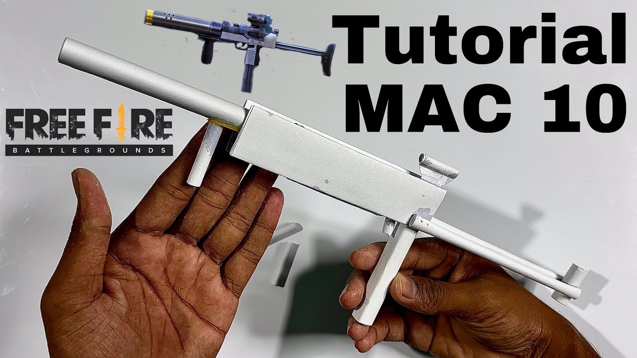 Origami MAC 10 with paper || how to make shooting MAC 10 with paper ...