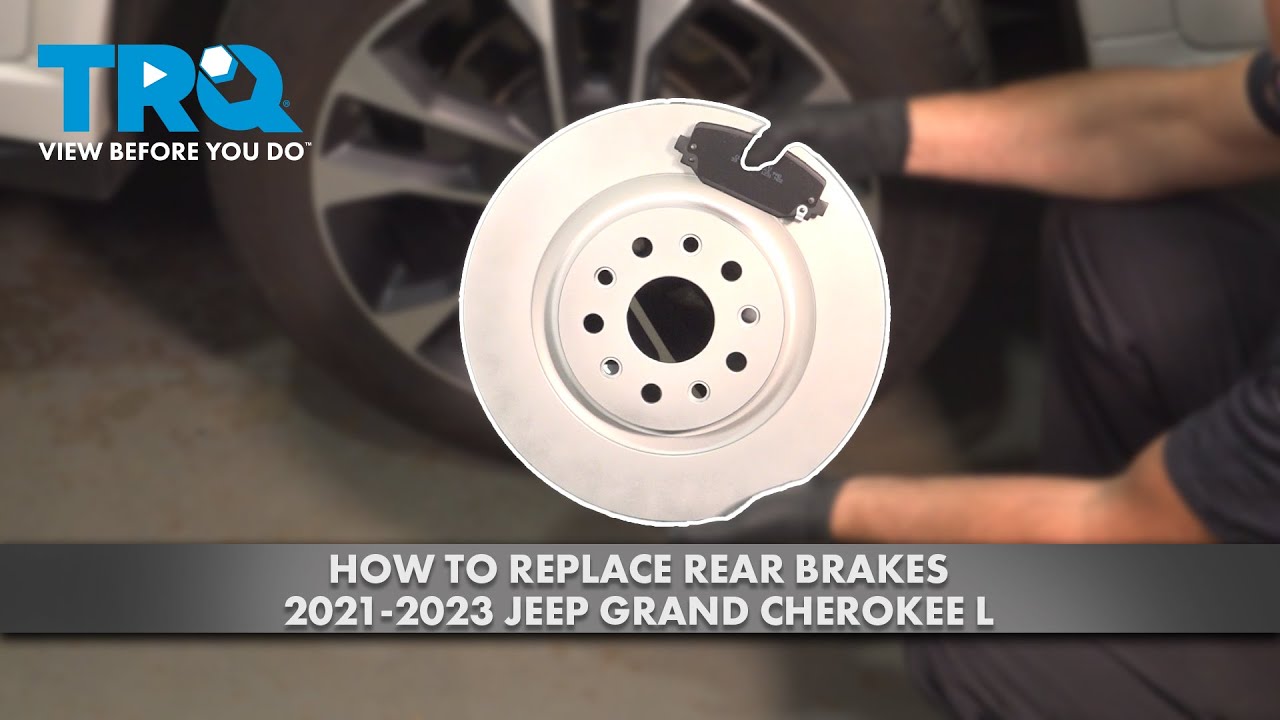 How to Replace Rear Brakes 2021-2023 Jeep Grand Cherokee L - YouTube