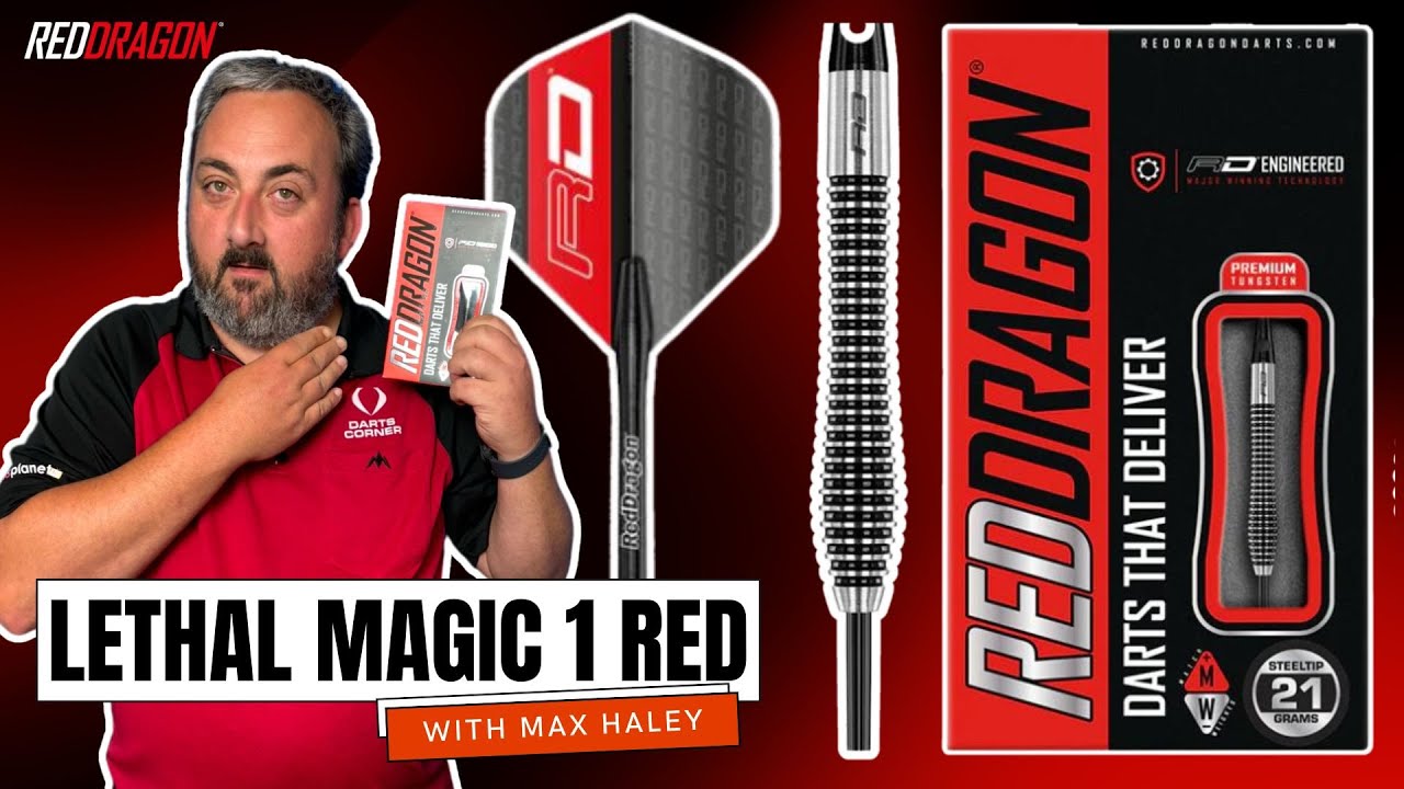 LETHAL MAGIC 1 RED DRAGON DARTS REVIEW WITH MAX HALEY - YouTube