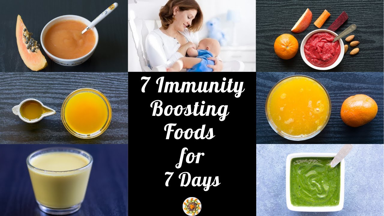 7 Immunity Boosting Foods for 6M to 3 Year Old Babies & Kids | 7 Super ...