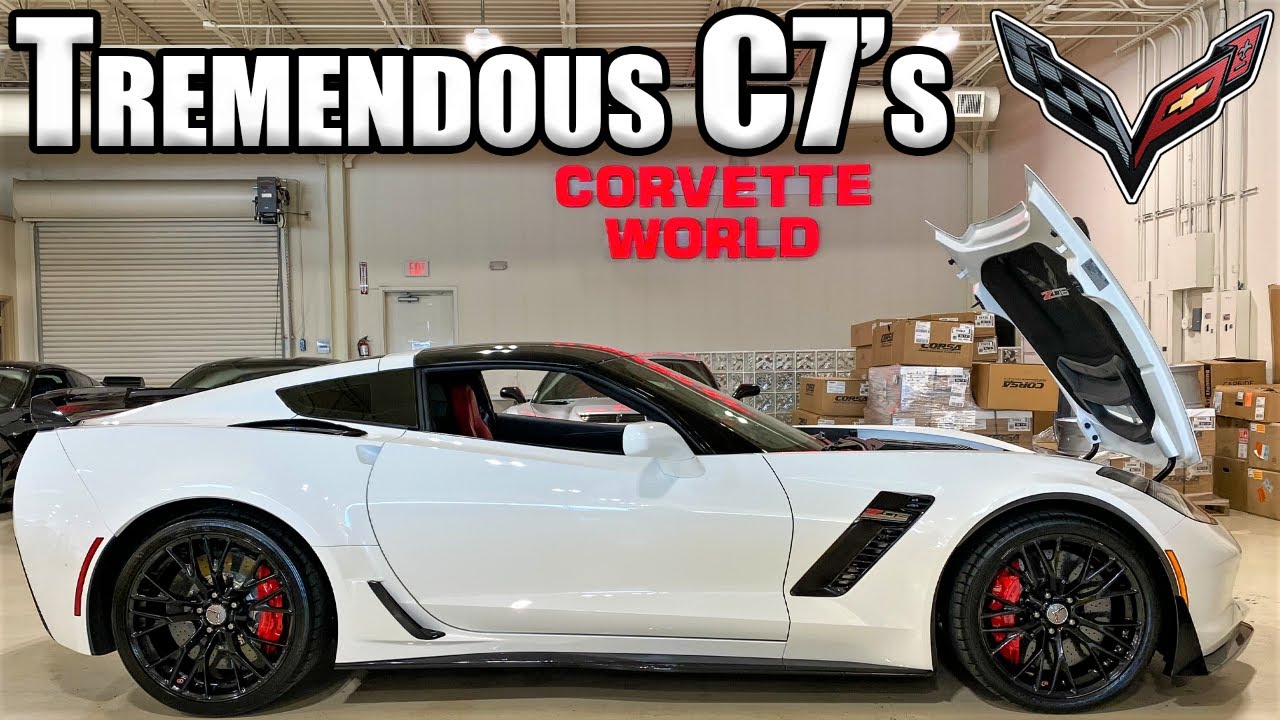 Tremendous C7's at Corvette World! - YouTube