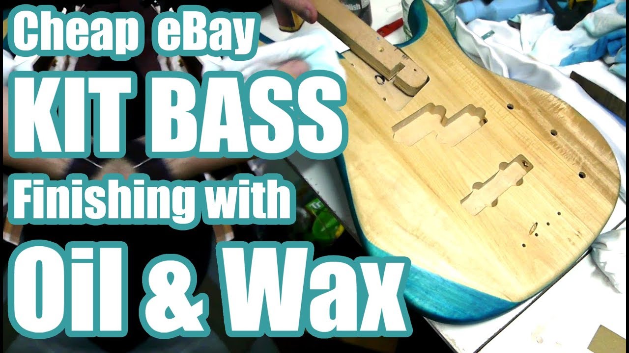 Cheap eBay Kit Bass Part 7 - Finishing: White Polish, Oil and Wax ...