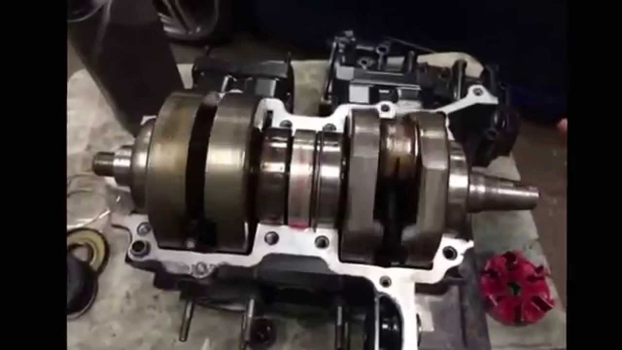 Kawasaki 650 Crankshaft assembled. - YouTube