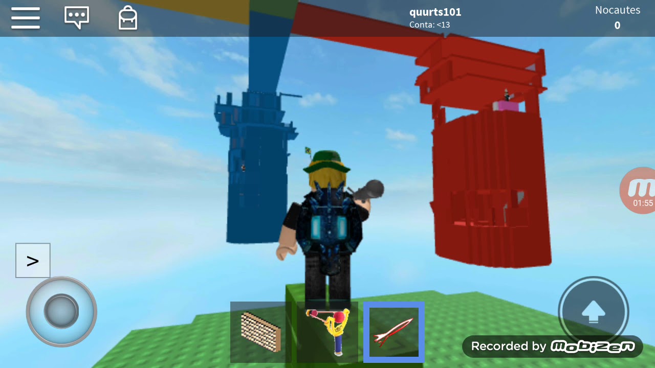 Meu primeiro vídeo roblox com meu primo - YouTube