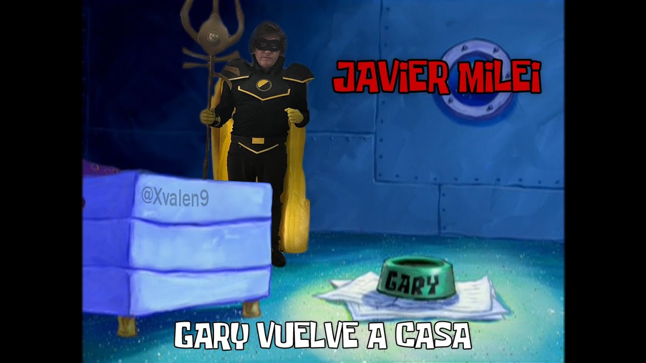 [JAVIER MILEI IA] Gary, Vuelve a Casa - Bob Esponja - YouTube