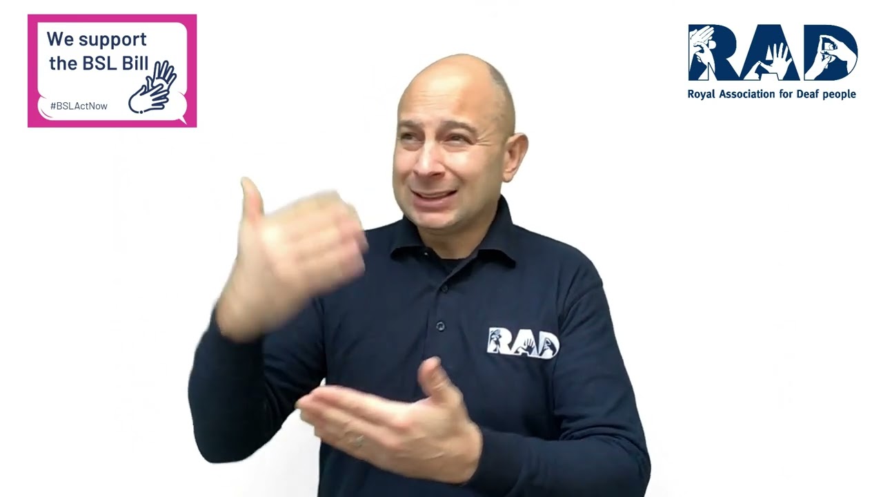 BSL Bill provides an opportunity for sign language to finally achieve ...