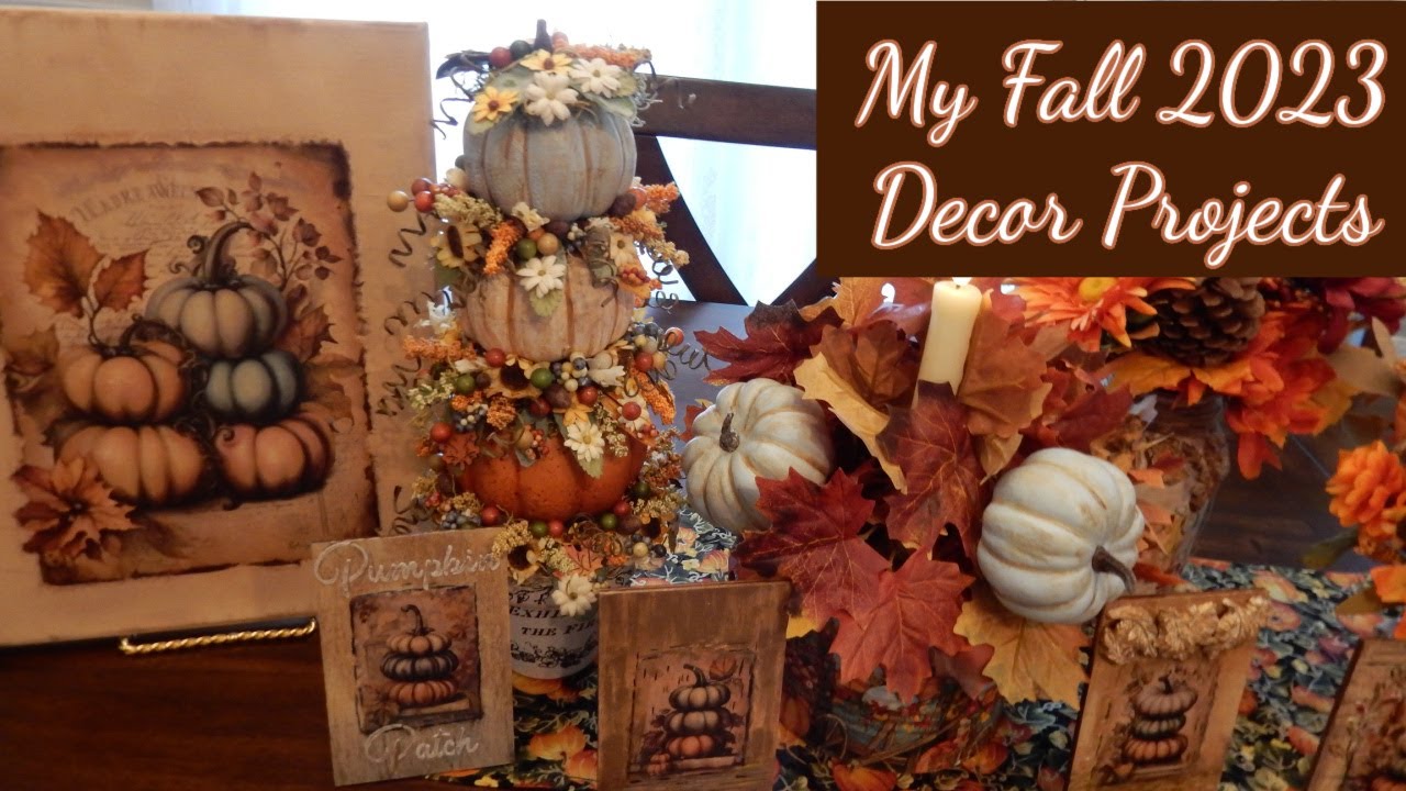 Fall Decoration Projects | 2023 - YouTube
