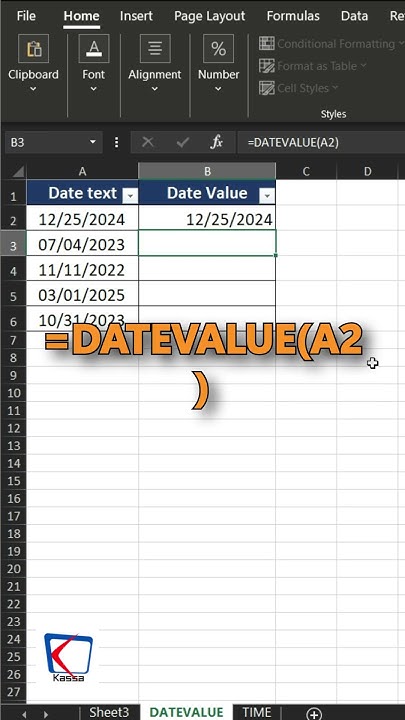 How to use the DATEVALUE Function in Excel! - YouTube